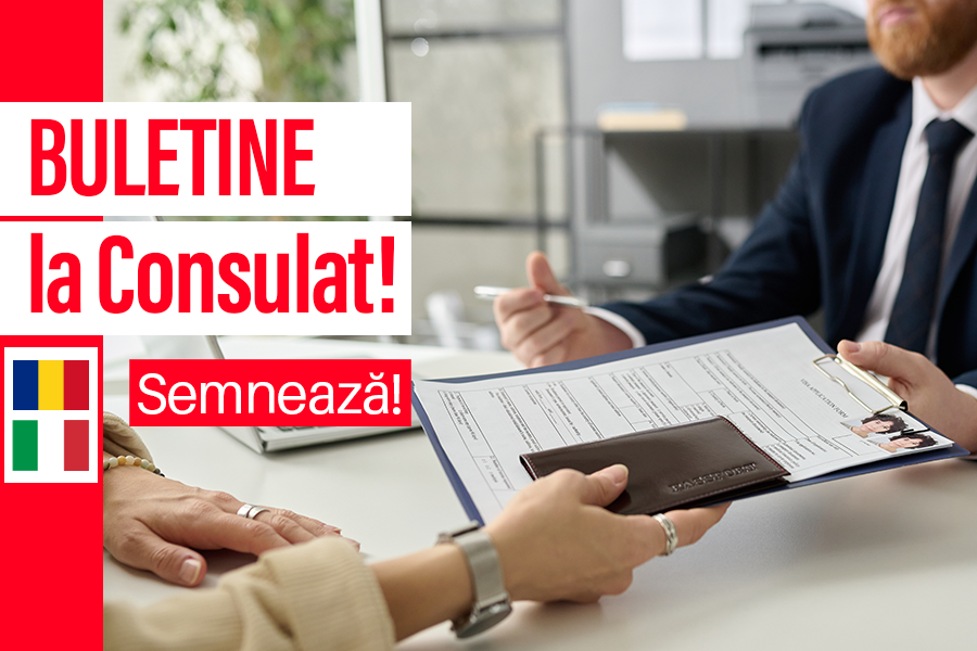 BULETINE la Consulat!